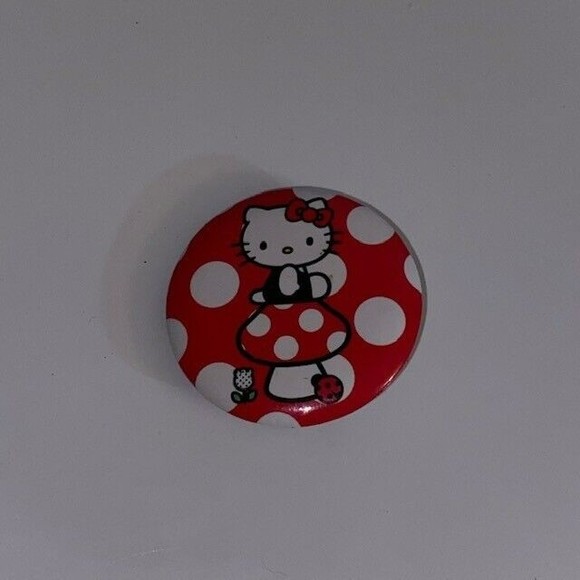 Hello Kitty | Accessories | Hello Kitty Red Mushroom Polka Dot Pin ...